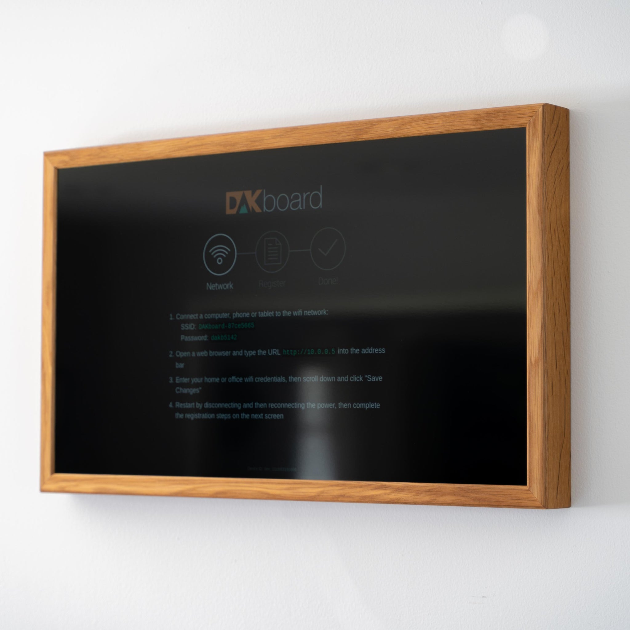 32" Digital Wall Display - Smart Screen - Wifi Calendar - Smart Home ...